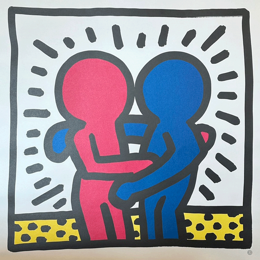 Act Agaist AIDS ’93 | キース・ヘリング 買取・作品 | 現代アート、絵画高額査定はアート買取協会